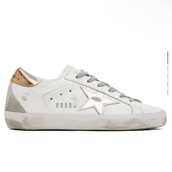Golden Goose | Shoes | Golden Goose Exclusive White Superstar Sneakers ...